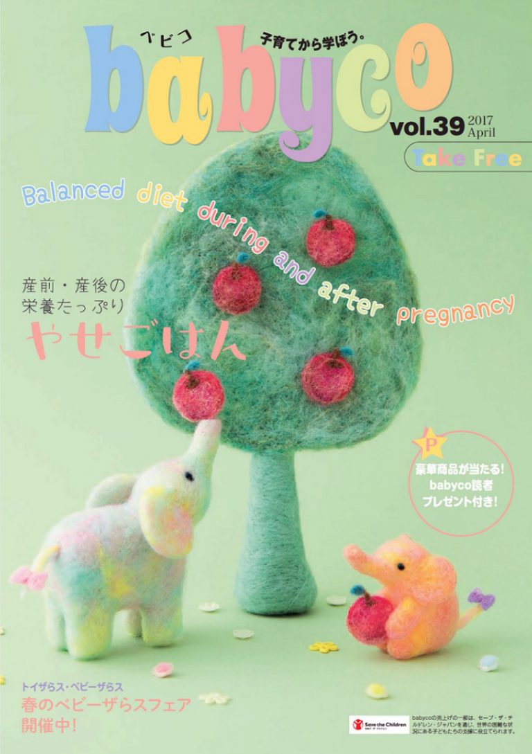 babyco vol.39｜片山理恵の羊毛フェルト＆羊毛デコ